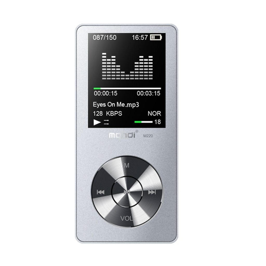 Cadeau entreprise - Lecteur MP3/MP4 gris design pas cher